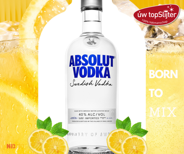 Absolut Vodka | Unieke smaak en kwaliteit - t Kleine Uiltje - úw topSlijter